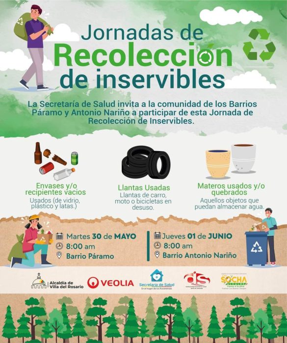 JORNADAS DE RECOLECCIÓN DE INSERVIBLES - Instituto Departamental de Salud